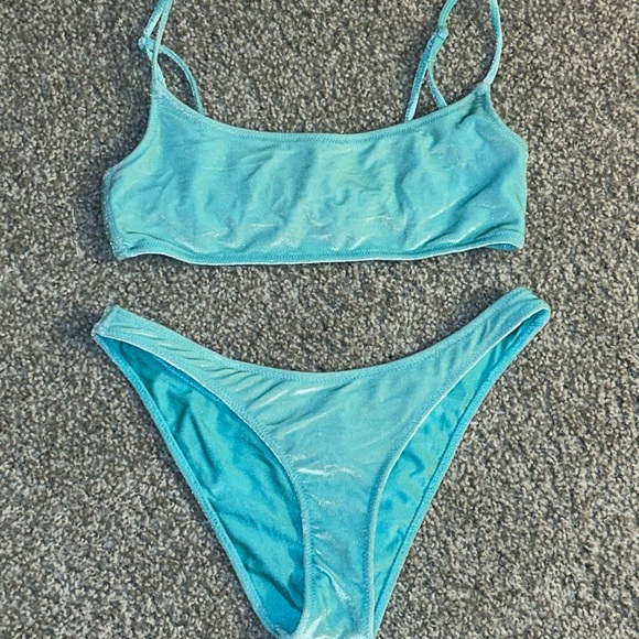 triangl swimwear | Swim | Triangl Velvet Bikini Set | Poshmark